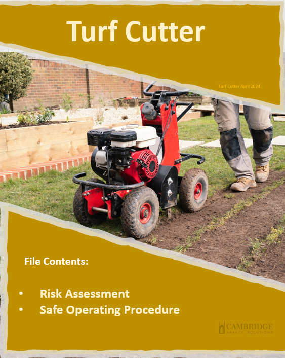 Turf Cutter/Lifter (Petrol) - Risk Assessment